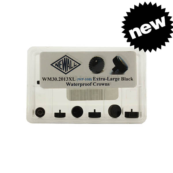 Black Water Proof Crown Assortment - 6 to 10mm – Perrin Supply Ltd