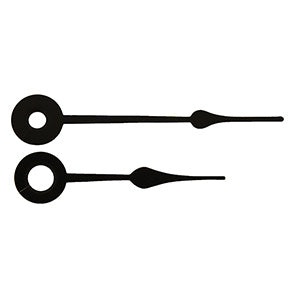 Clock Hands | Black Rounded Baton Hour & Minute Hands 1" – Perrin ...