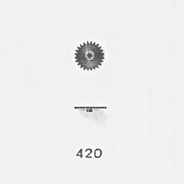 Jaeger LeCoultre® calibre # 424 crown wheel – Perrin Supply Ltd