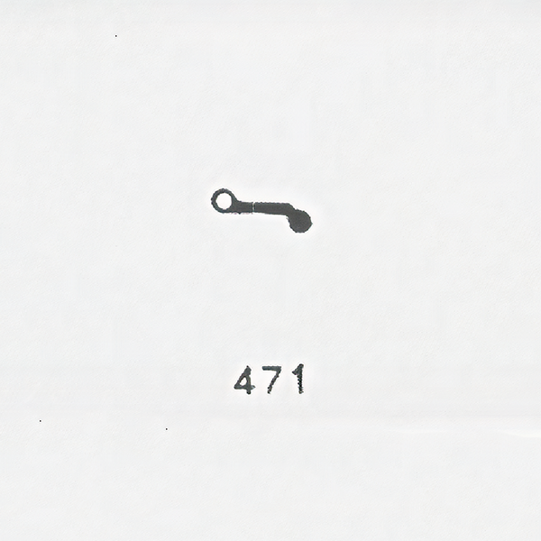 Jaeger LeCoultre® calibre # 475 friction spring for sweep second ...