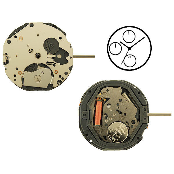 Miyota Watch Movement 6P77 | Miyota Watch Movements — PERRIN