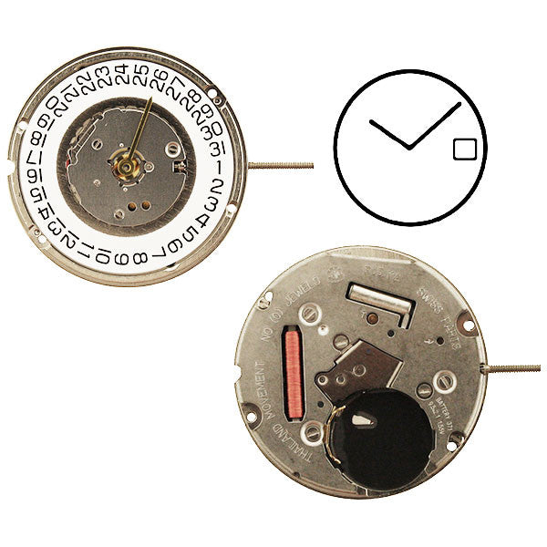 ETA F05 114 2 Hand Watch Movement