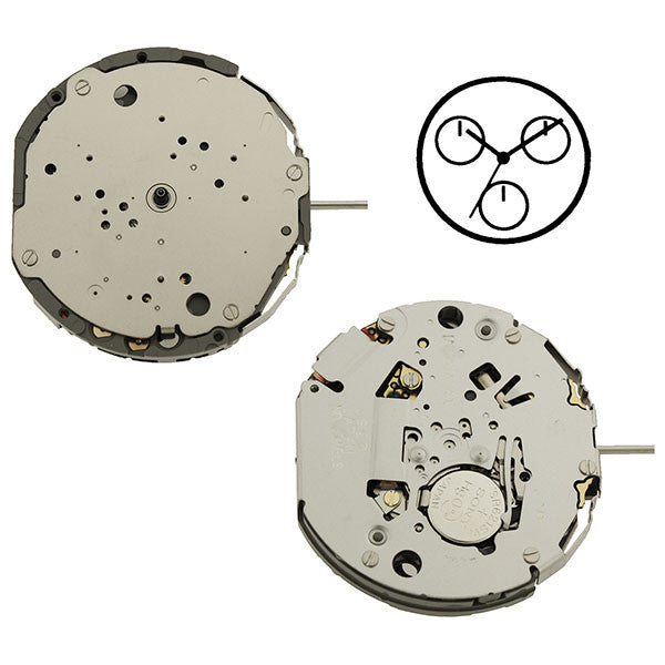 JS20 Miyota Watch Movement – Perrin Supply Ltd